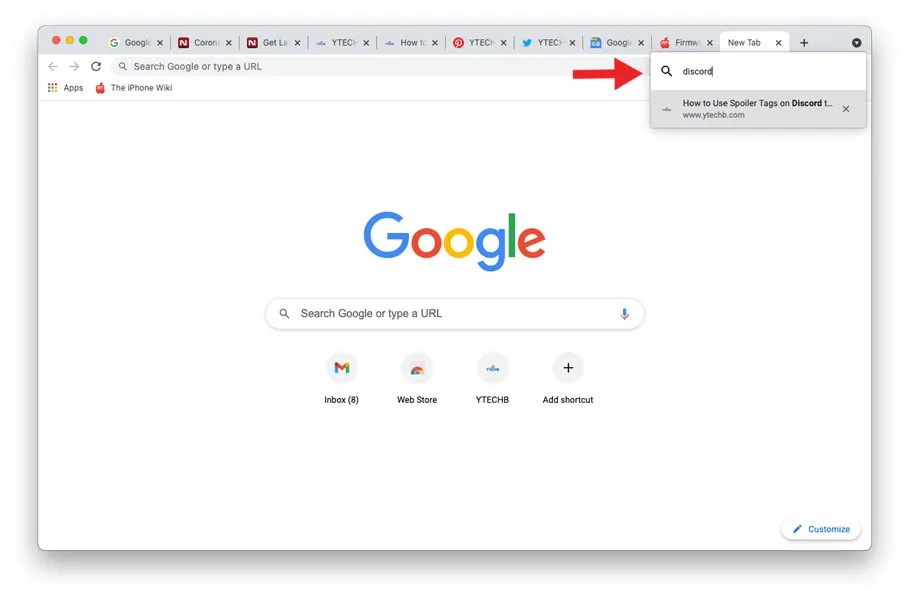 如何在 Windows 和 Mac 上的 Google Chrome 中启用标签搜索功能 - Pfrlju.com