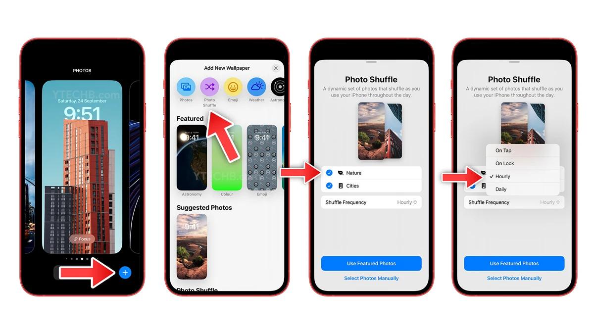如何在 iPhone 上自动更换壁纸 [iOS 16] - Pfrlju.com
