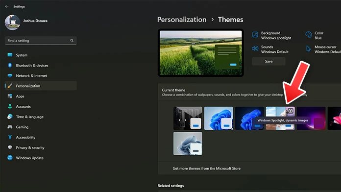 如何在 Windows 11 build 25197 中的桌面上启用新的 Spotlight UI - Pfrlju.com