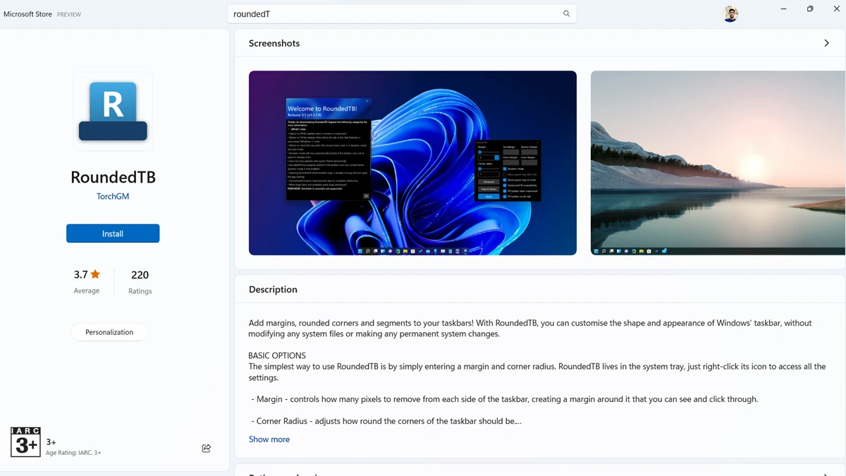 如何使用 RoundedTB 应用程序自定义 Windows 11 任务栏 - Pfrlju.com