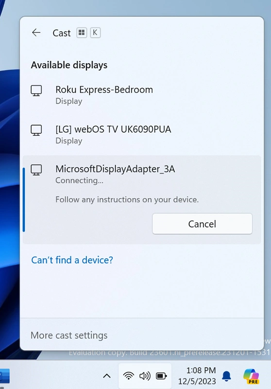微软发布 Windows 11 Insider Preview Builds 23601 和 26010