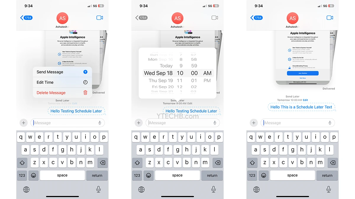 如何在 iPhone 上安排稍后发送短信 - Pfrlju.com