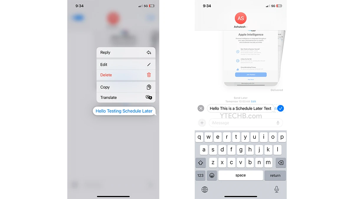 如何在 iPhone 上安排稍后发送短信 - Pfrlju.com