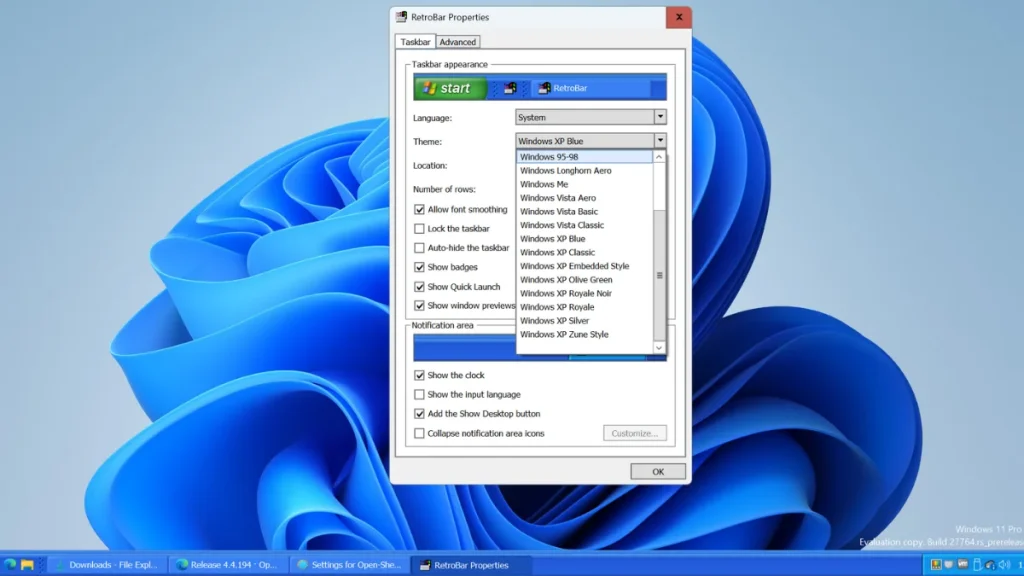 如何让 Windows 11 看起来像 Windows XP - Pfrlju.com