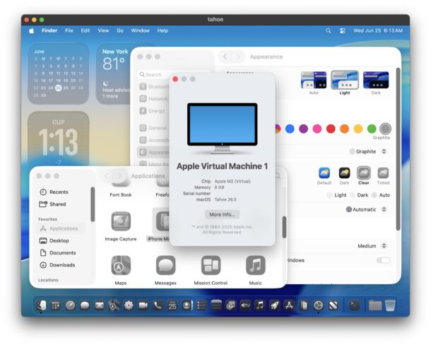 使用tart在终端中使用三个命令创建macos Tahoe 26 Beta Vm