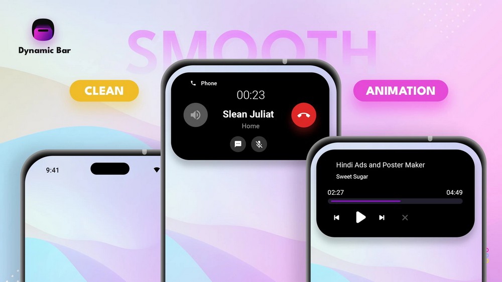 动态岛：前4个应用倒入Android - Pfrlju.com