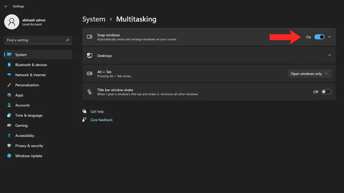 如何使用對齊佈局分屏 Windows 11 - Pfrlju.com