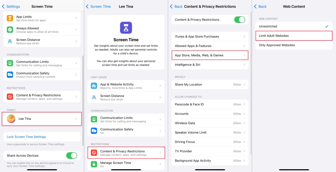 如何在iPhone上阻止色情[Ultimate Guide] - Pfrlju.com